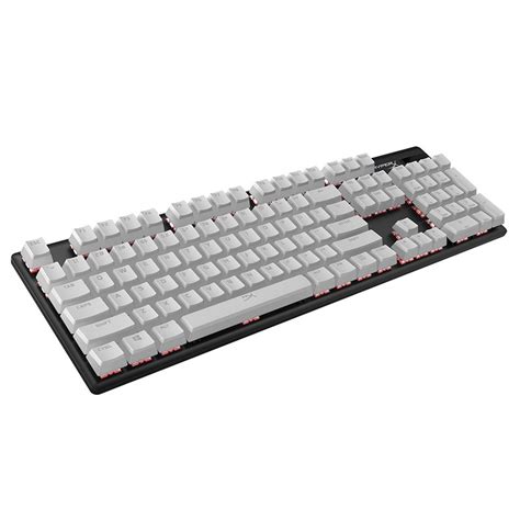 Hyperx Double Shot Pbt 104 Key Translucent Pudding Keycap Set White Hkcpxp Wt Us G Mwave
