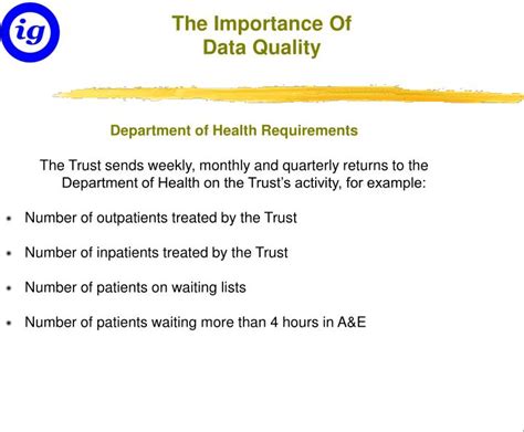 PPT The Importance Of Data Quality PowerPoint Presentation ID