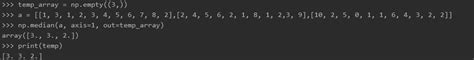 【数据分析之numpy】numpy中位数函数numpy median 的使用方法 np median csdn博客