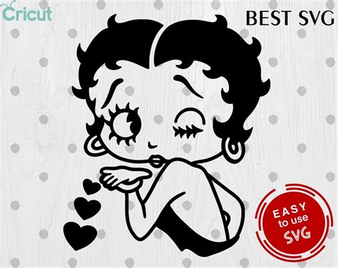 Silhouette Betty Boop Svg Houresticky