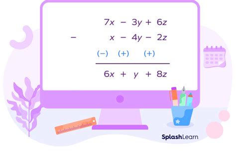 Subtracting Polynomials Definition Methods Examples