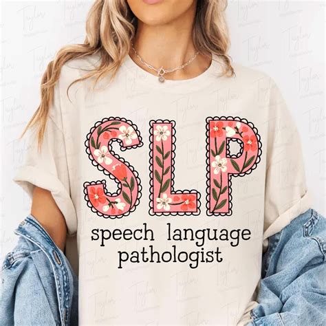 Floral Speech Therapy Png Slp Design Speech Pathology Png Language