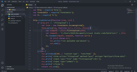 File Upload In Nodejs Dataflair