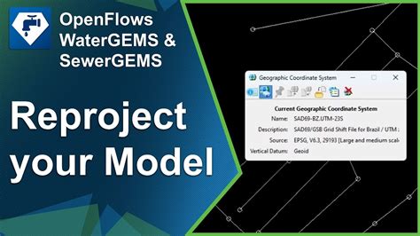Reproject A Hydraulic Model Using The Microstation Integrated Platform
