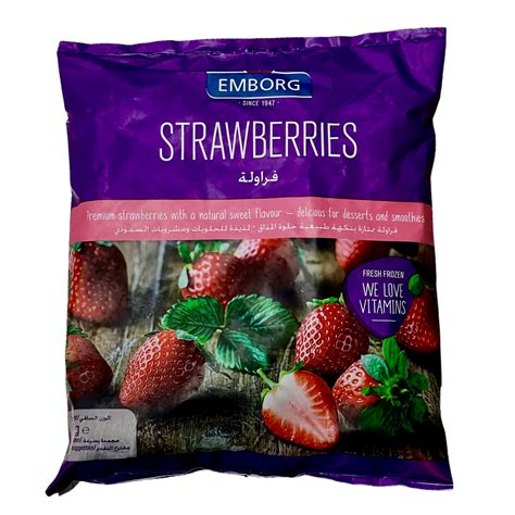 Emborg Strawberries 450g Vegan District Malaysia