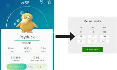 IV calculator help Pokémon Go Info