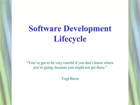 Software Development Lifecycle Ppt