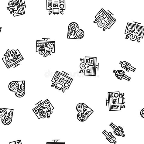 Tech Enthusiast Geek Nerd Man Seamless Pattern Vector Stock Illustration Illustration Of Game