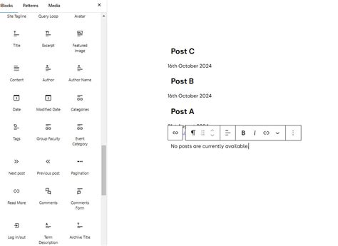 query loops siteworks