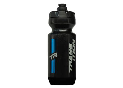 Transition Stack Water Bottle 22 Oz Black And Tr Blue
