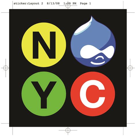 Nyc Drupal User Group Stickers Coming Right Up Drupal Groups