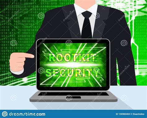Rootkit Security Data Hacking Protection D Illustration Stock