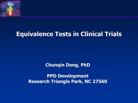 Ppt Equivalence Tests In Clinical Trials Powerpoint Presentation Free Download Id308573
