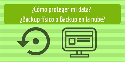 Cómo proteger mi data Backup físico o backup en la nube KLAMATECH