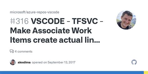 Vscode Tfsvc Make Associate Work Items Create Actual Link Between