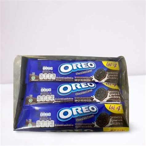 Jual Biskuit Oreo Keping Roll Sandwich Rasa Coklat 12 Pcs X 38gr Oreo