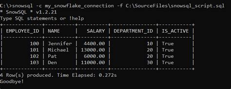 Snowflake Snowsql Command Line Tool To Access Snowflake Thinketl
