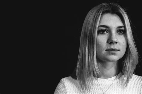 Female Portrait Monochrome Royalty Free Photo