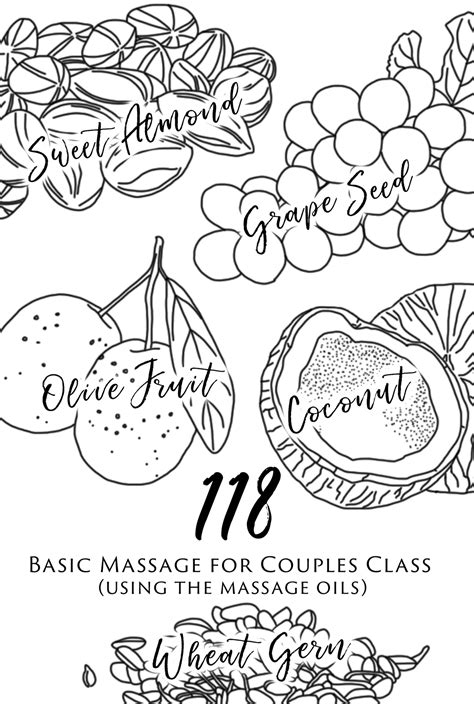 118 Basic Massage For Couples Coloring Page Oil Ability Team