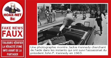 Non Cette Photo De Jackie Kennedy Qui Aurait été Prise Juste Après L