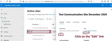 Want To Change Site In SharePoint Online Global SharePoint