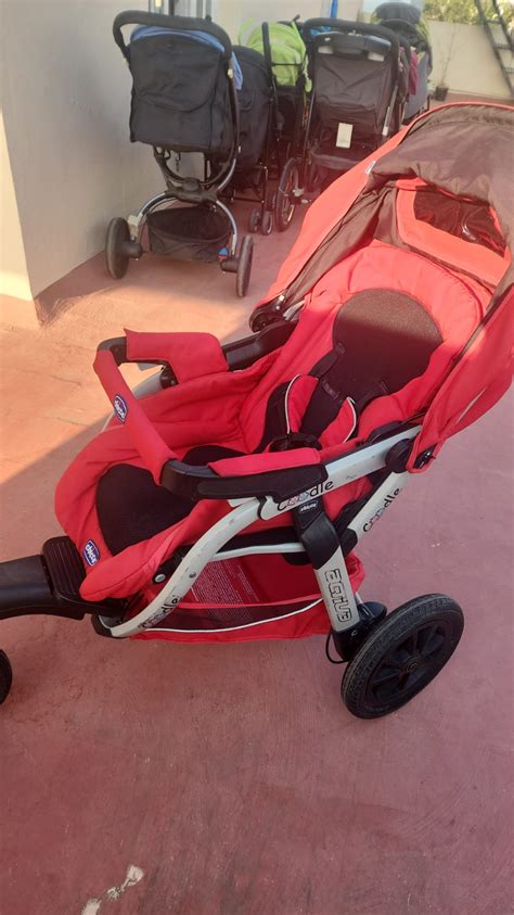 Chicco Activ Jogging Stroller Red Coodle