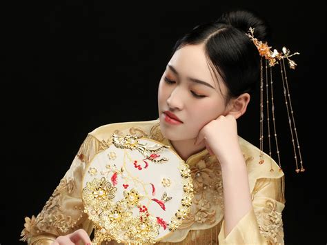 团扇模特摄影师梁枫vip 站酷zcool
