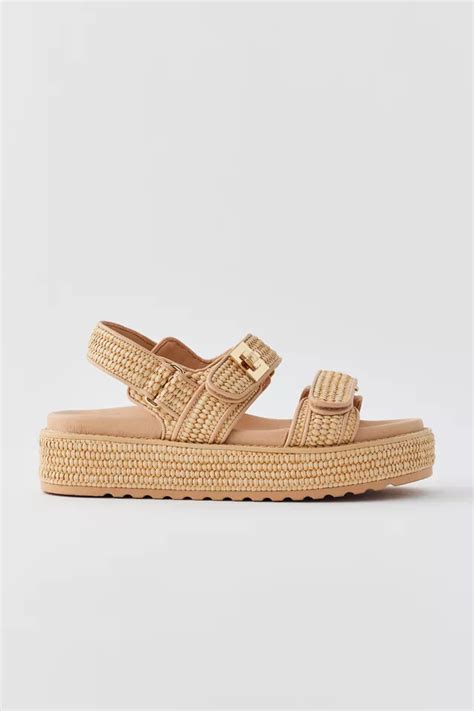 Steve Madden Bigmona Raffia Platform Sandal Urban Outfitters
