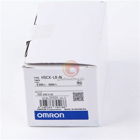 New Omron H5cx L8 N H5cxl8n 100 240vac Digital Timer Ebay