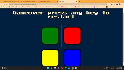 GitHub Sravanyesh The Simon Game GitHub Desktop Tutorial Repository