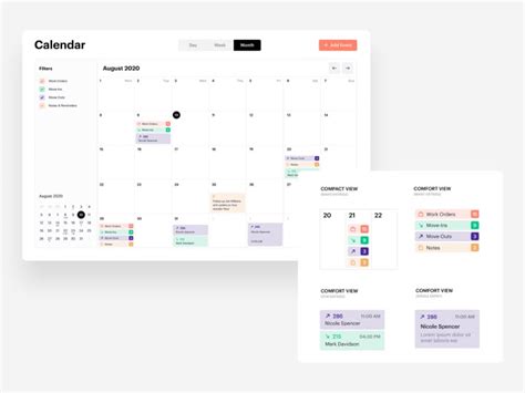 Responsive Calendar Ui Events Categories Calendar Ui Calendar