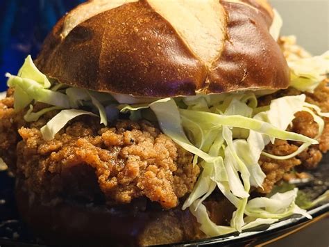 Homemade Spicy Fried Chicken Sandwich Rfood