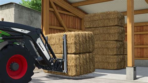 Hydraulic Bale Fork V1 0 0 0 FS25 FS22 Mod