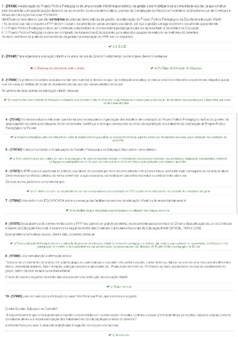 Gestão E Organização Do Trabalho Pedagógico Na Educação Básica Gestão