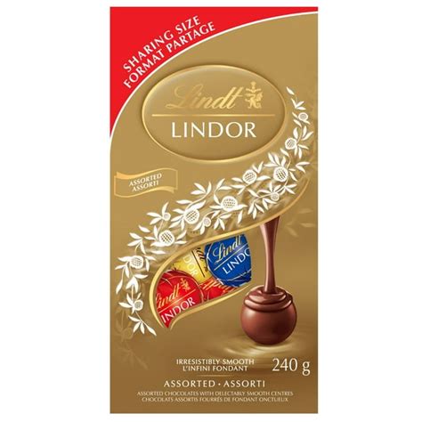 Lindt Lindor Assorted Chocolate Truffles 240 Gram Bag 240g Large Bag