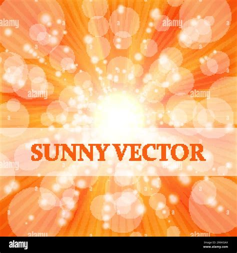 Sunny Background Vector Stock Vector Image And Art Alamy