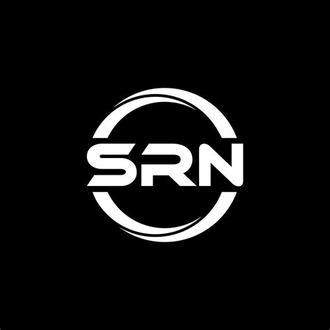 Srn Letter Logo Design In Illustration Vector Logo Calligraphy