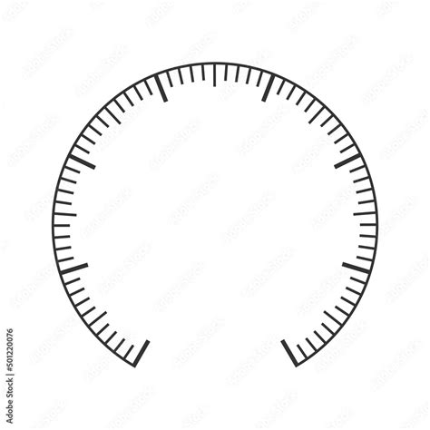Scale Example Of Pressure Meter Manometer Barometer Speedometer
