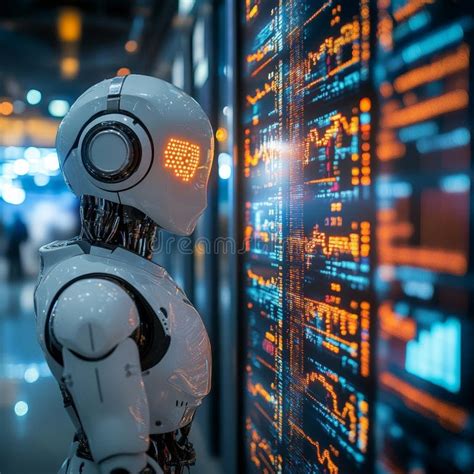 Robot Data Analysis Stock Illustration Illustration Of Robot 335539612