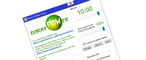 Dynamic Windows Power Management With Boray Power
