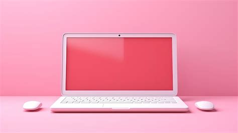 Premium Ai Image Button Pink Technology