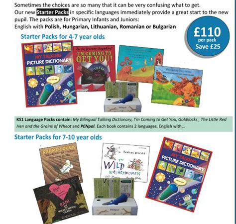 Language Starter Packs Mantra Lingua Uk