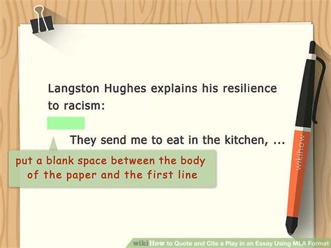 Ways To Quote And Cite A Play In An Essay Using MLA Format