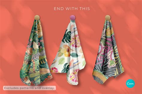 Fabric Display Mockups For Canva