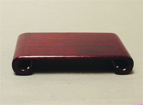 5 Lacquered Scroll Stand Etsy