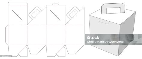 包裝模具切割範本向量圖形及更多人造物件圖片 人造物件 全景 剪裁圖 Istock