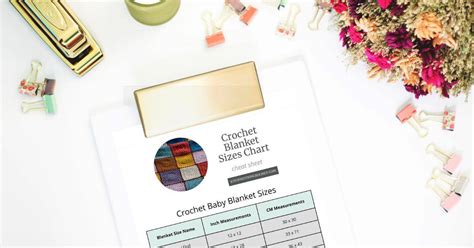 Crochet Blanket Sizes Chart 1 Best Tips Customize Care