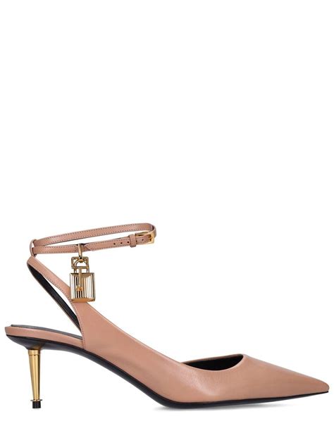 Tom Ford 55mm Kitten Heel Slingback Pumps In Pink Lyst