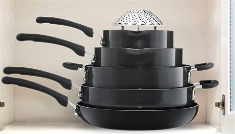 Nutrichef Stackable Cookware 17 Piece Set Just 6179 Shipped On Amazon Regularly 150