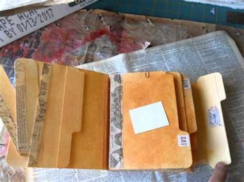 File Folder Junk Journal Junk Journal Vintage Junk Journal Scrapbook Paper Projects